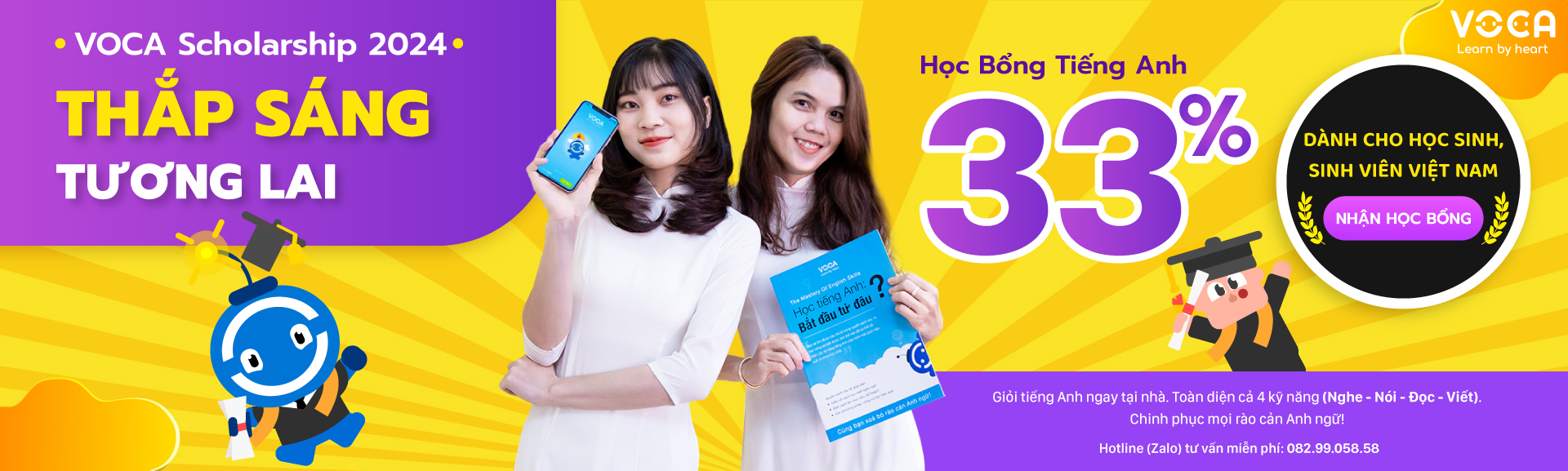VOCA PREMIUM | TÀI KHOẢN HỌC TIẾNG ANH TOÀN DIỆN 4 KỸ NĂNG